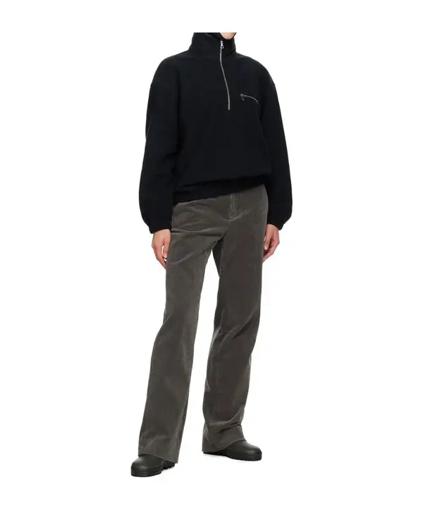 RIER Half-zip Fleece Sweatshirt - Navy Blue