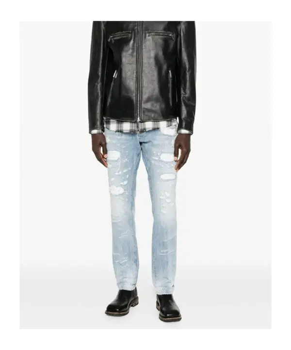 Dsquared2 Be Proud Wash" American Jeans With Rainbow Detail