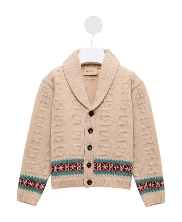 Gucci Square G Wool Cardigan