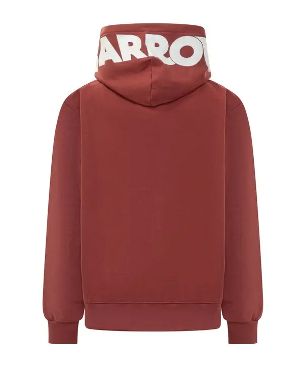BARROW Reverse-logo Hoodie - Red