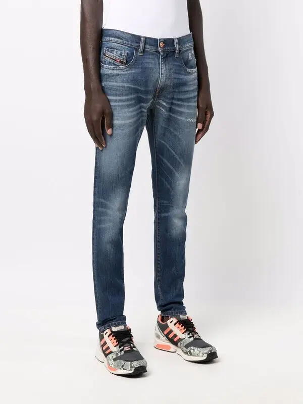DIESEL® D-strukt Slim Fit Jeans - Blue