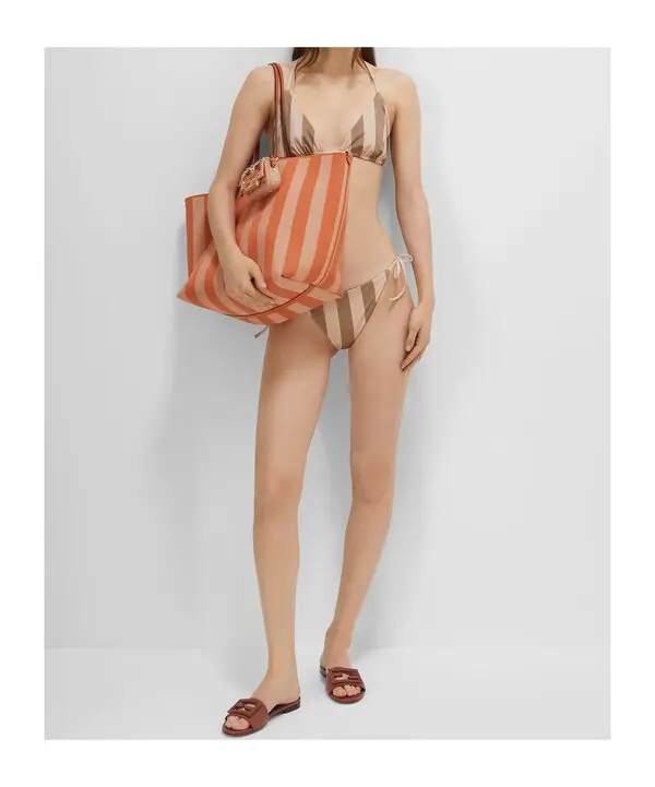 Fendi Reversible Triangle Bikini Set - Pink