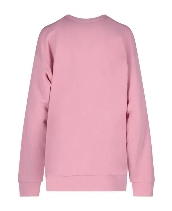 Gucci Lightning Bolt Bananya Print Crewneck Sweatshirt - Pink