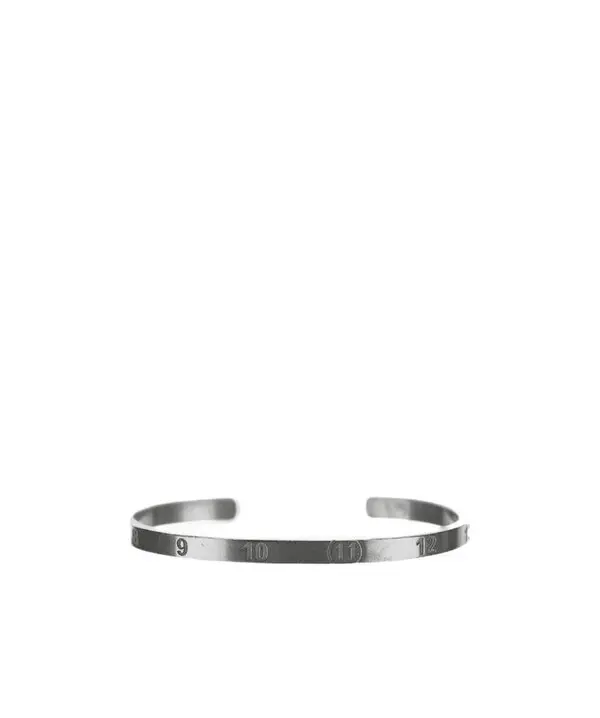 MAISON MARGIELA 5ac Engraved Bracelet - Silver