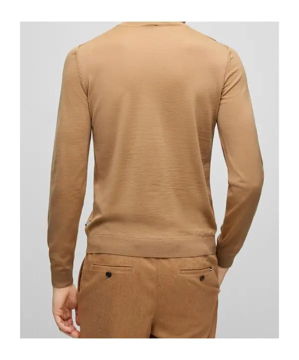 Hugo Boss Roll-neck Knitted Jumper - Brown