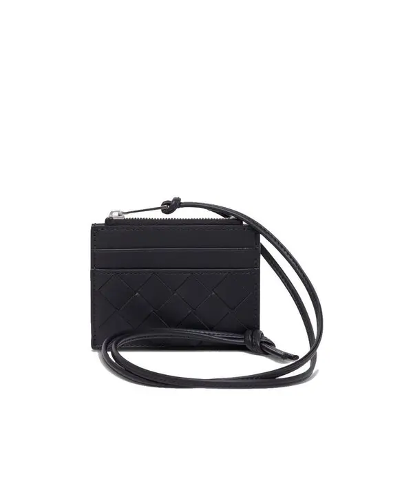 Bottega Veneta Logo Woven Clip - Black