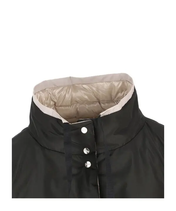 Herno Long-sleeved Reversible Padded Coat - Black
