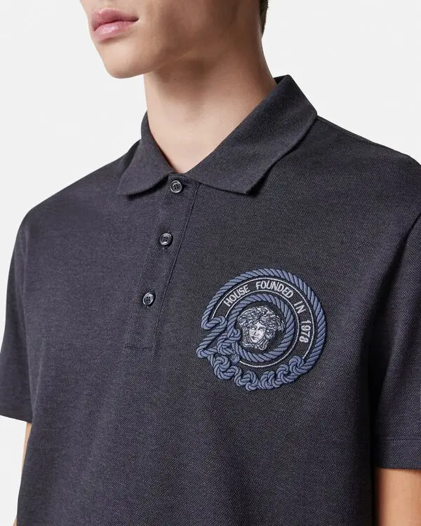 Versace Short-sleeved Polo Shirt