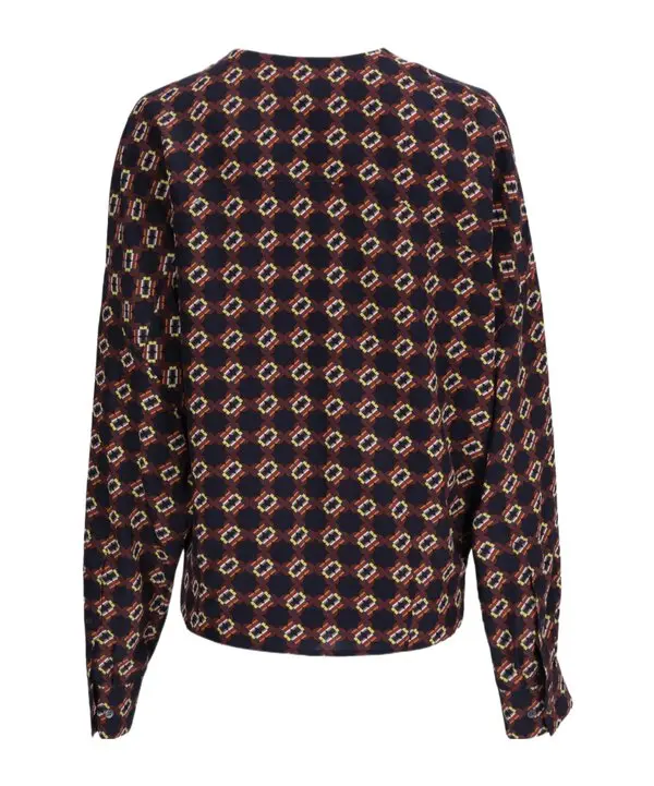 Dries Van Noten V-neck Blouse With Elastic Hem