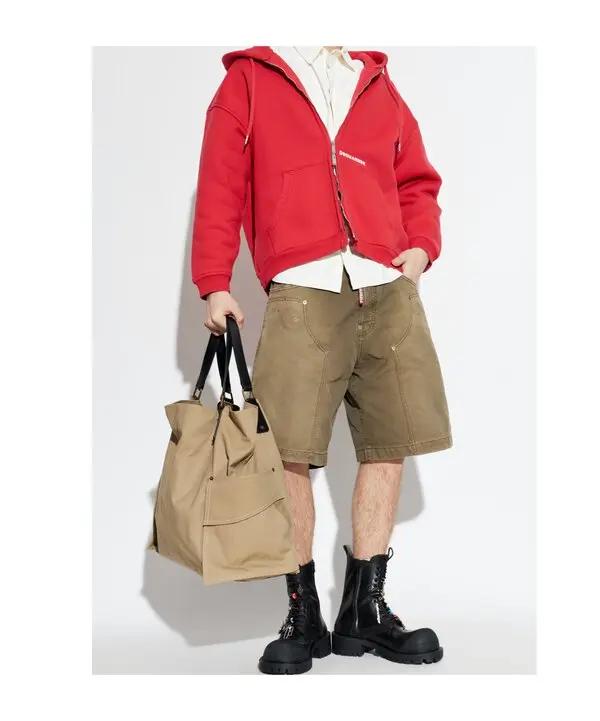Dsquared2 Logo Detailed Zip-up Hoodie