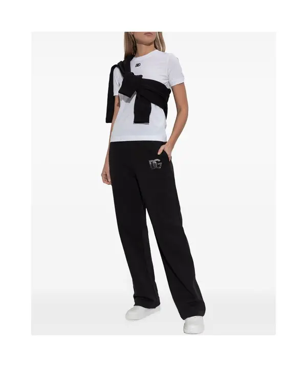 Dolce & Gabbana Logo Embroidered Crewneck T-shirt