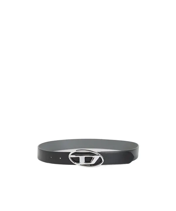 DIESEL® Reversible Oval D Buckle Belt - Black