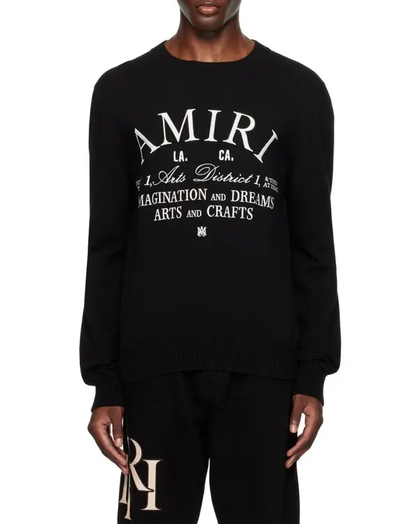 Amiri Arts District Embroidered Jumper