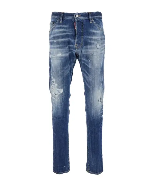 Dsquared2 Distressed Skinny Jeans - Blue