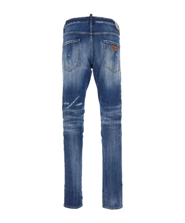 Dsquared2 Distressed Skinny Jeans - Blue