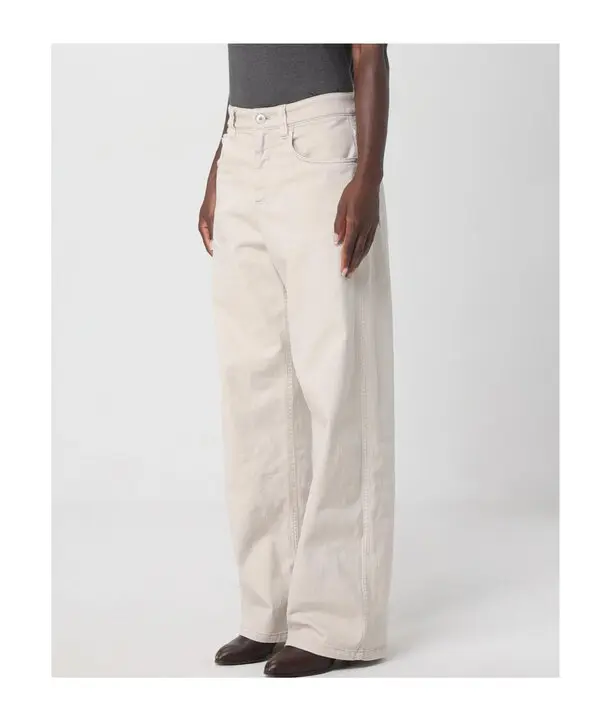 Brunello Cucinelli Straight-leg Jeans With Logo Patch