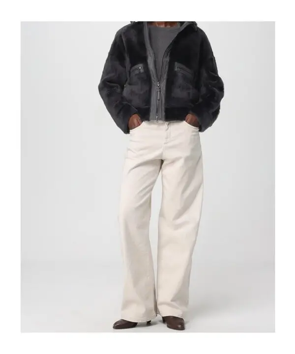 Brunello Cucinelli Straight-leg Jeans With Logo Patch