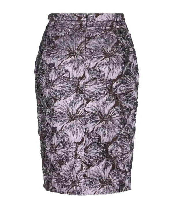 Gucci Floral Motif Skirt