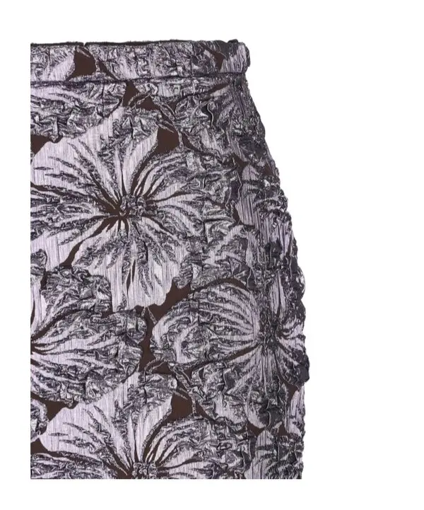 Gucci Floral Motif Skirt