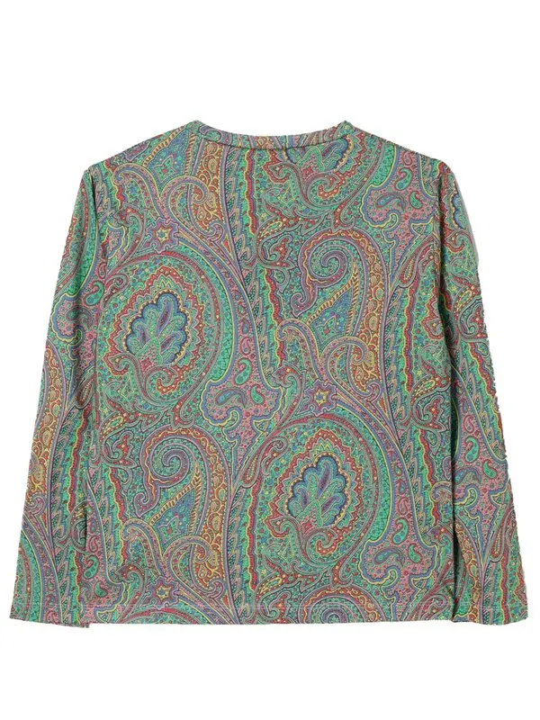 Etro Paisley Print Long Sleeve T-shirt