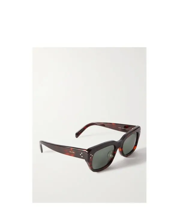 Celine D-frame Logo Sunglasses - Gray