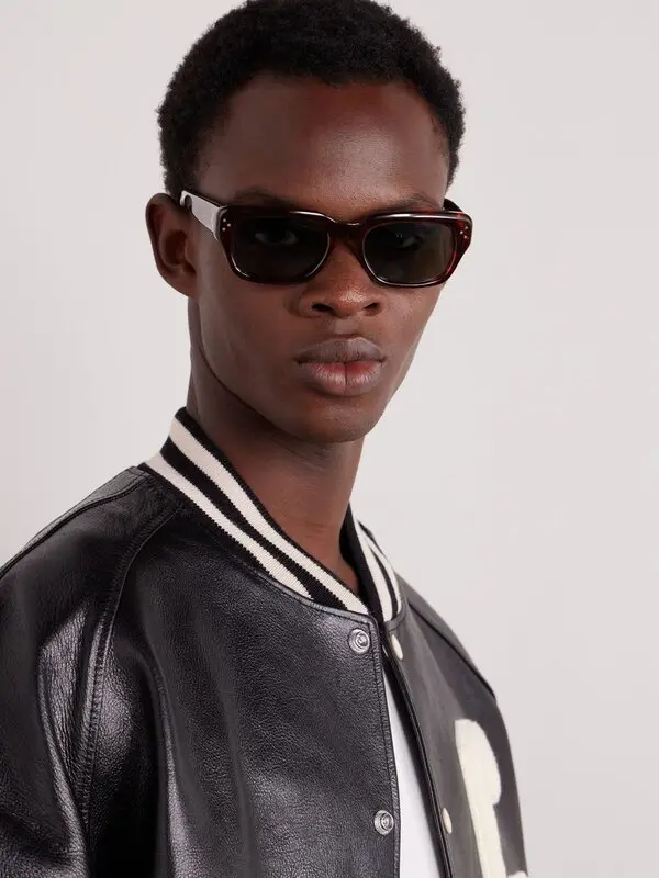 Celine D-frame Logo Sunglasses - Gray
