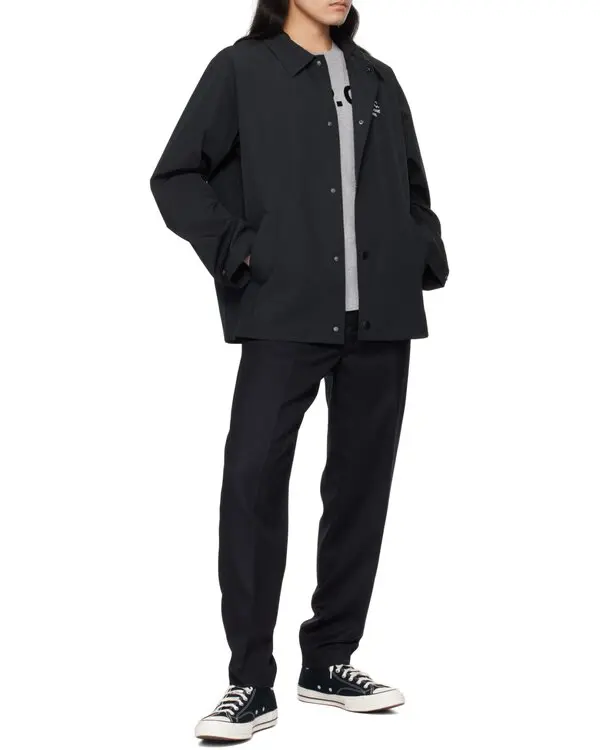 A.p.c. Regis Logo Overshirt - Black