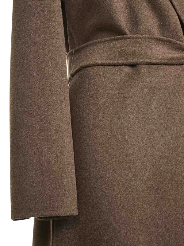 Max Mara Poldo Belted Long-sleeved Coat