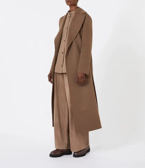 Max Mara Poldo Belted Long-sleeved Coat