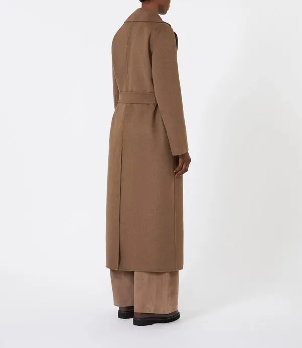 Max Mara Poldo Belted Long-sleeved Coat