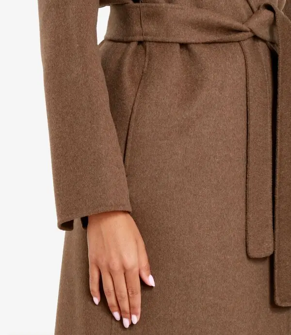 Max Mara Poldo Belted Long-sleeved Coat