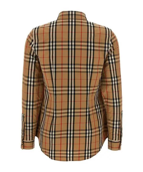 Burberry Checked Long-sleeve Shirt - No
