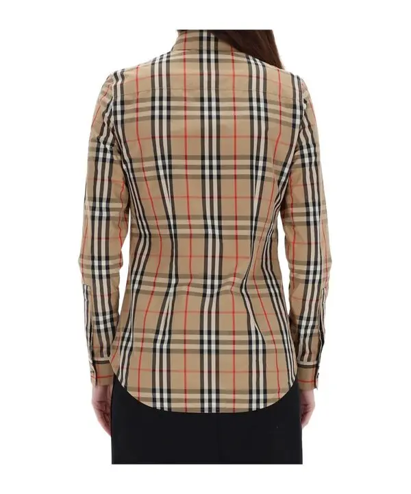 Burberry Checked Long-sleeve Shirt - No