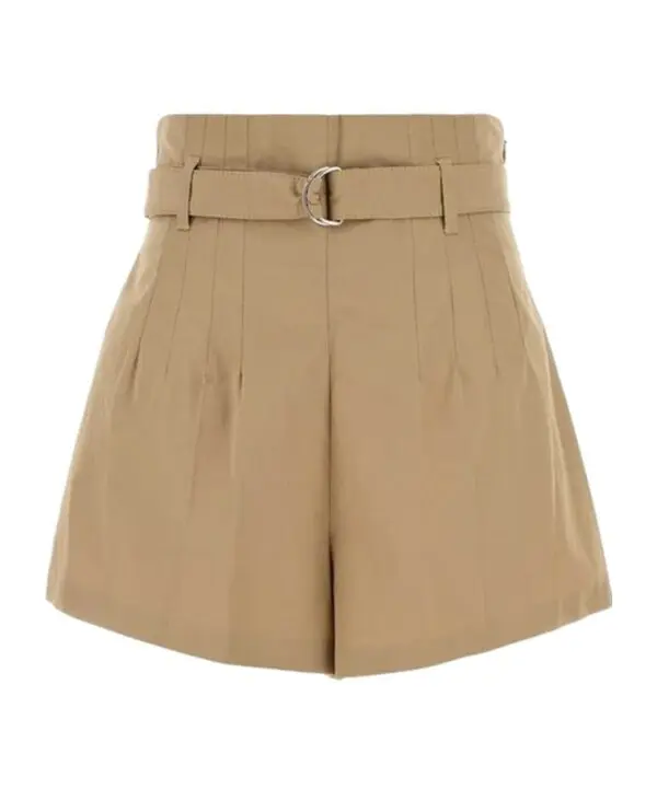 Prada High-waist Belted Shorts