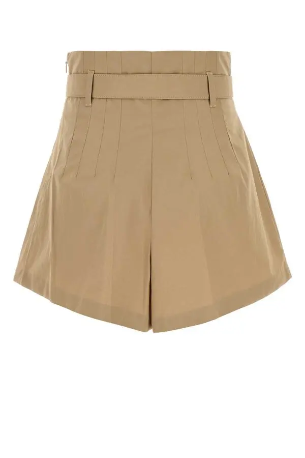 Prada High-waist Belted Shorts