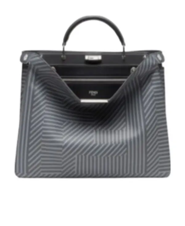 Fendi Peekaboo Iseeu Medium Tote Bag - Gray