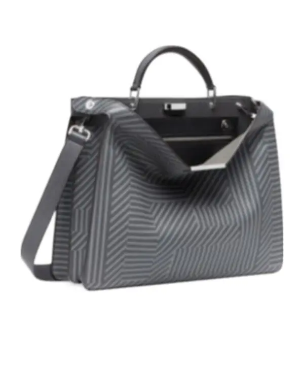 Fendi Peekaboo Iseeu Medium Tote Bag - Gray