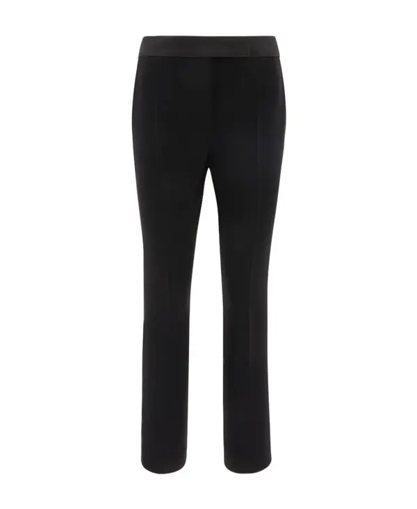 Max Mara Satin-trim Slim-cut Trousers