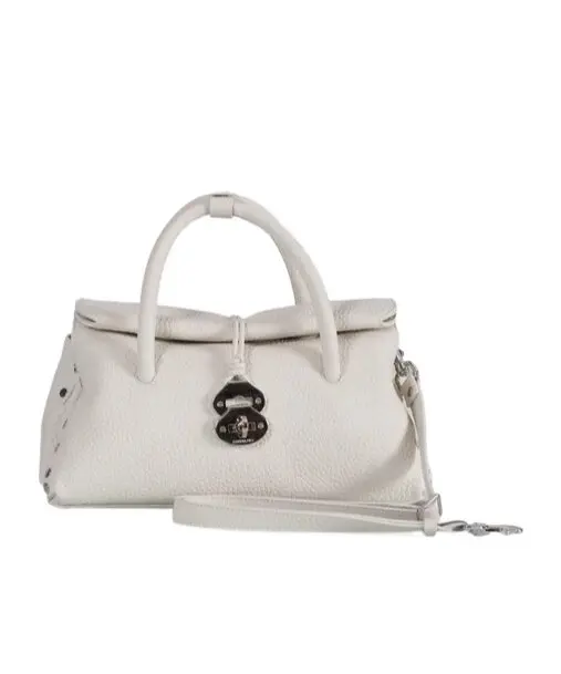 ZANELLATO Dotta Centauro Small Top Handle Bag - White