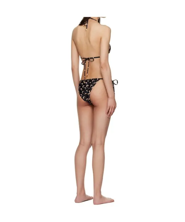 MARINE SERRE Moon-print Triangle Bikini