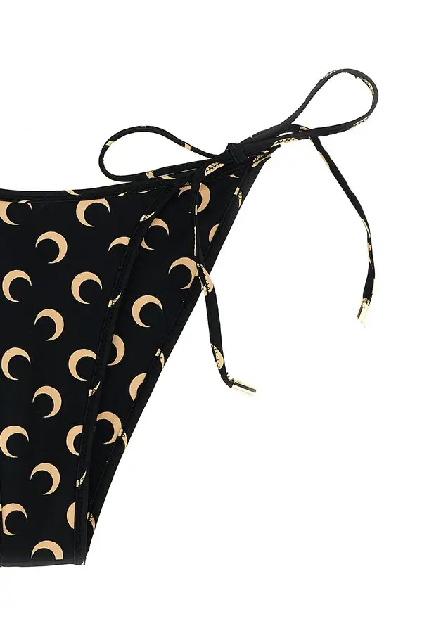 MARINE SERRE Moon-print Triangle Bikini