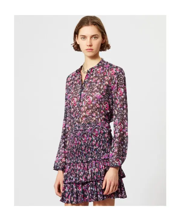 Isabel Marant Étoile Naomi Ruffled Mini Skirt - Multicolor