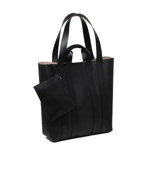 LANVIN Ballade North South Logo Embossed Tote Bag