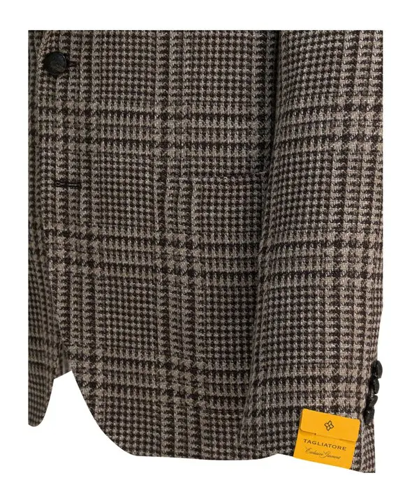 Tagliatore Check Pattern Jacket