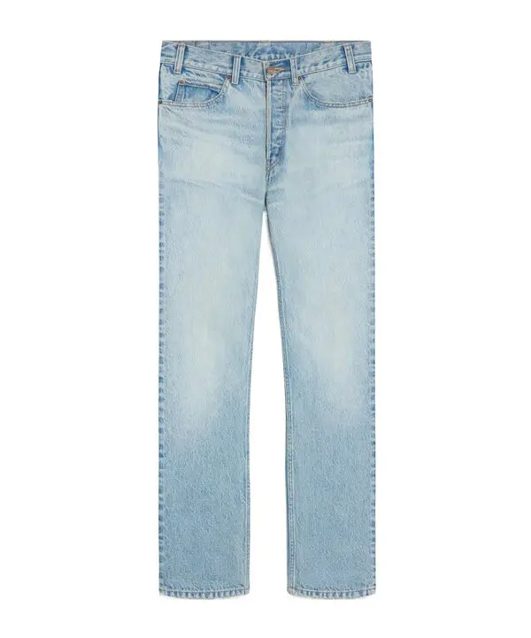 Celine Kurt Jeans In Cotton Denim - Blue