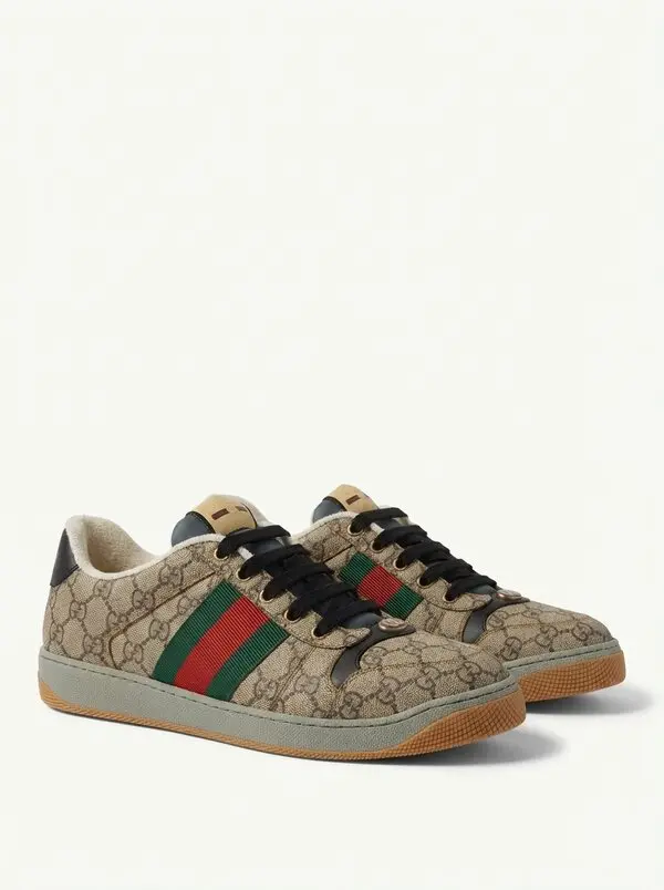 Gucci Logo Lace-up Sneakers