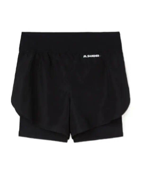JIL SANDER Layered Elasticated Waist Shorts