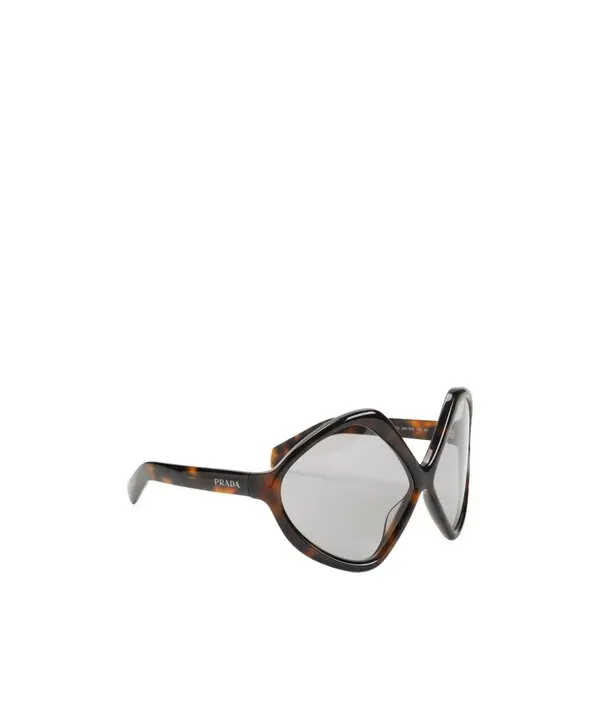 Prada Full Frame Sunglasses With Tinted Lenses - Black