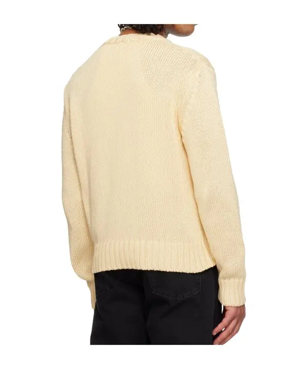 SUNFLOWER Frederik Crew Neck Sweater - Nude