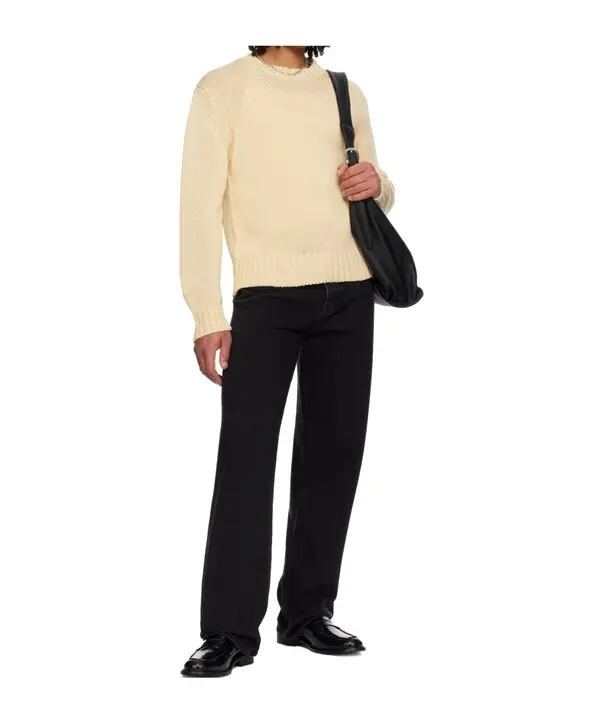 SUNFLOWER Frederik Crew Neck Sweater - Nude